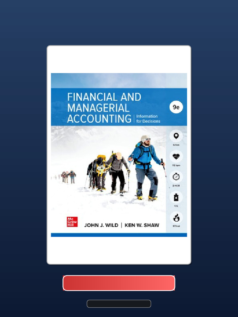 Complete Bundle Financial and Managerial Accounting 9th Edition Wild HQ ...