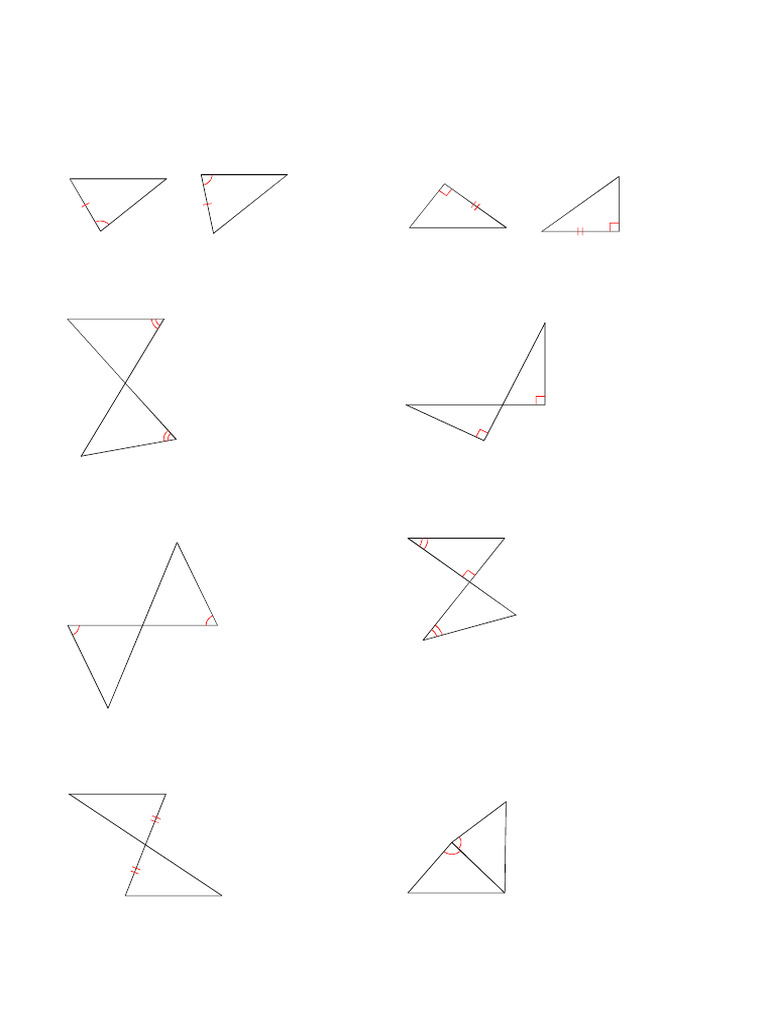 Congruent Triangles 1st Prep 1st Term | PDF | Classical Geometry | Geometry
