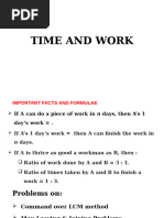 Time and Work - Aptitude Questions and Answers - Hitbullseye | PDF