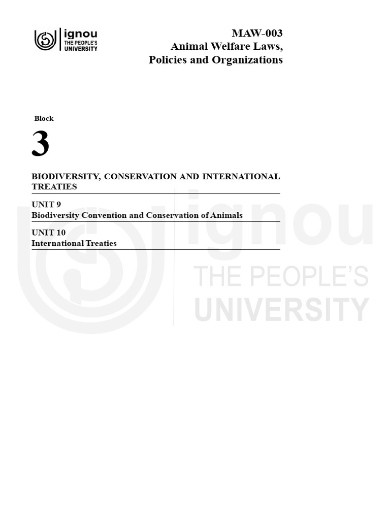 Block 3 | PDF | Biodiversity | Conservation Biology