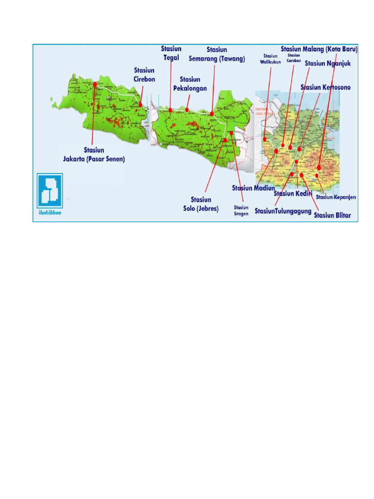 Rute Kereta Api Majapahit Jakarta-Malang | PDF