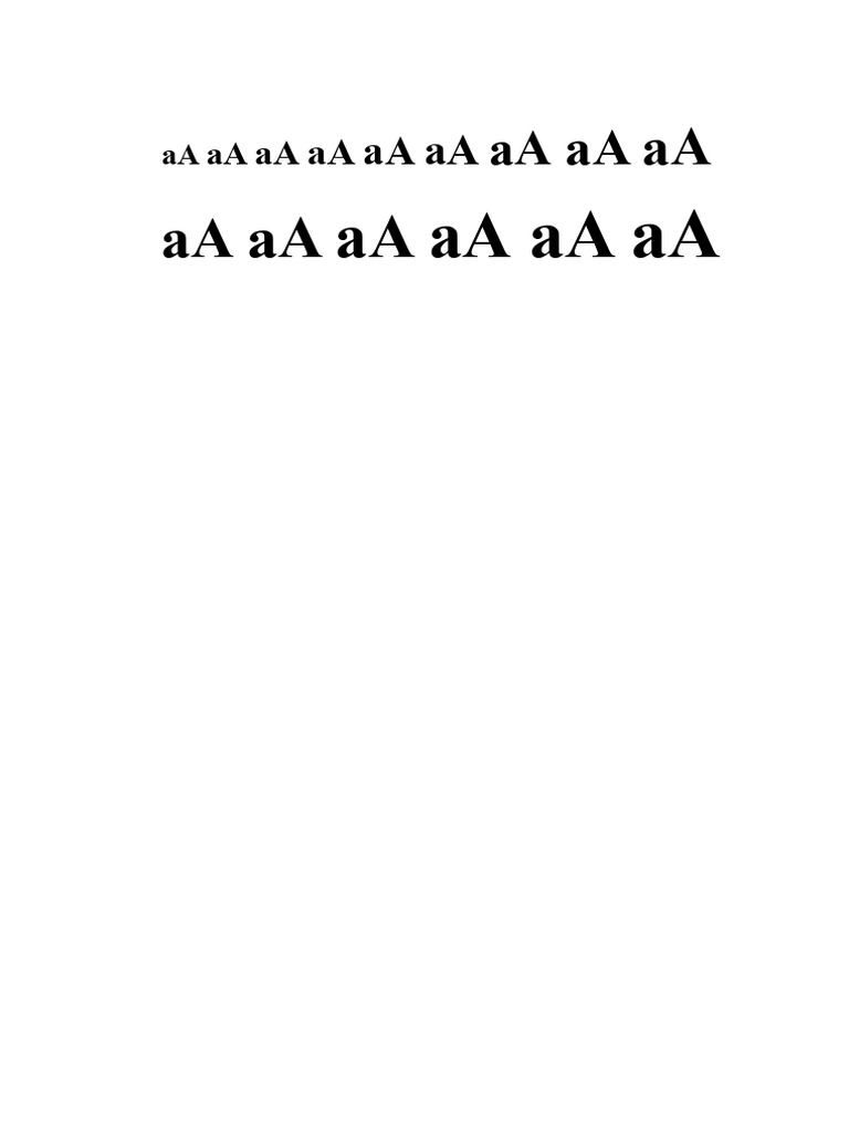 Aa Bold | PDF