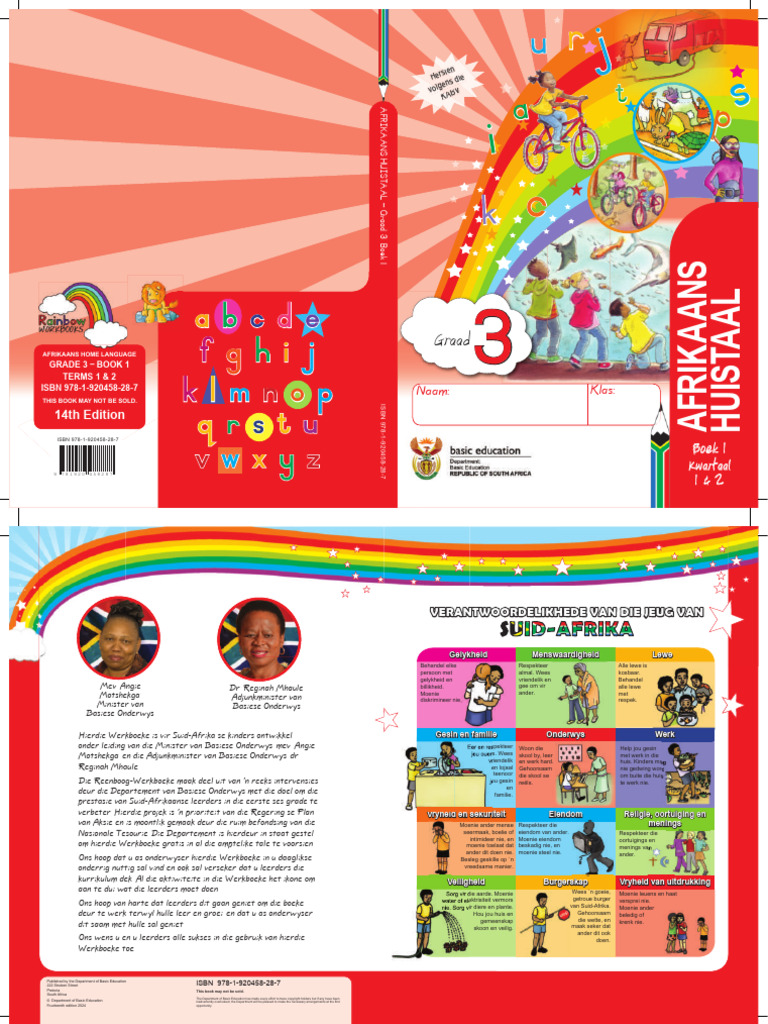 Graad 3 - Afrikaans Huistaal - Kwartaal 1 & 2 - Werkboek | PDF