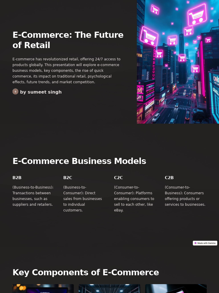 E Commerce The Future of Retail | PDF | E Commerce | Retail