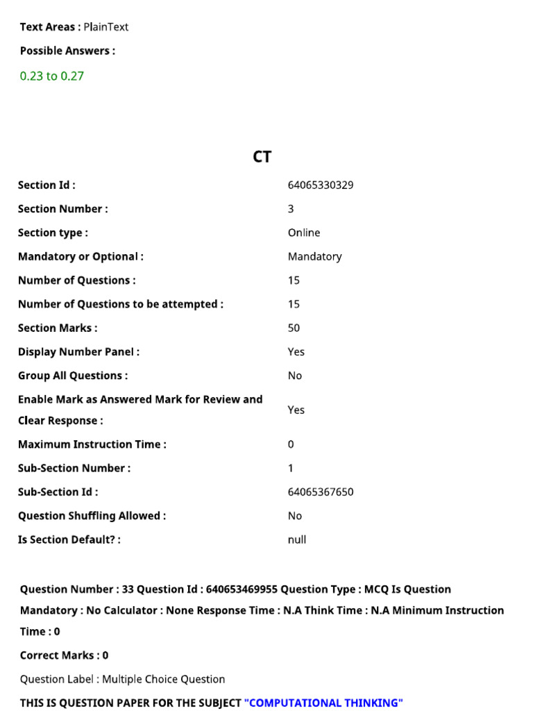 CT - q1 Jan23 Qpd2 | PDF