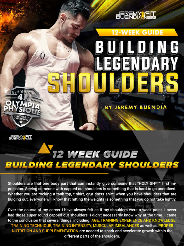 Building Explosive Shoulder Muscles | PDF | Anatomical Terms Of Motion ...