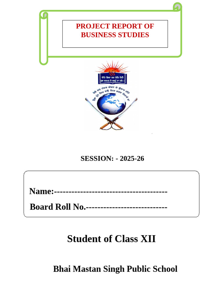 Project Certificate Xii 2025 26 Pdf