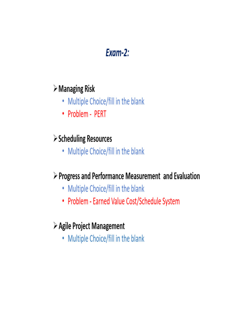 Instructions For Exam 2 - Section A | PDF