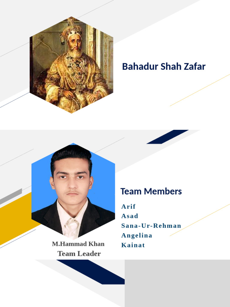 Bahadur Shah Zafar Presentation | PDF
