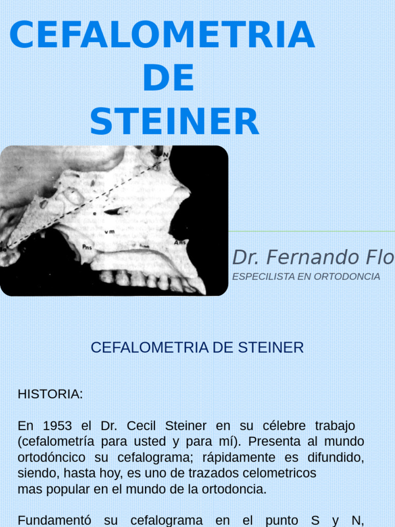 Análisis Cefalométrico de Steiner | PDF