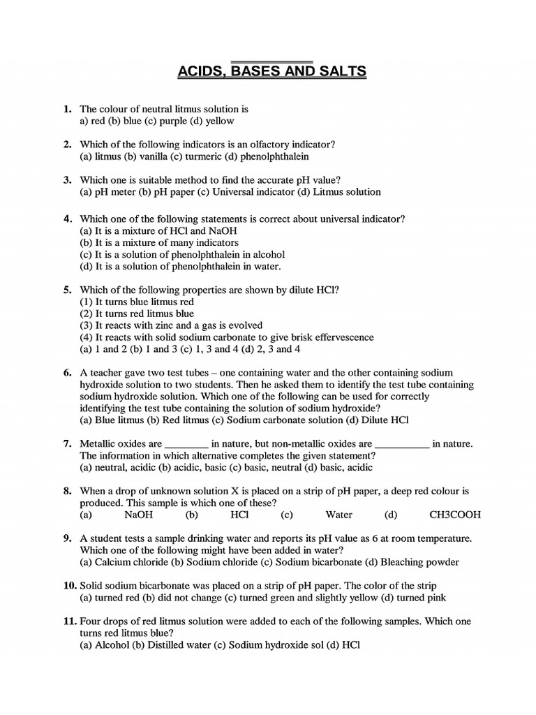 Class 10th Chapter 2 Practice MCQs | PDF