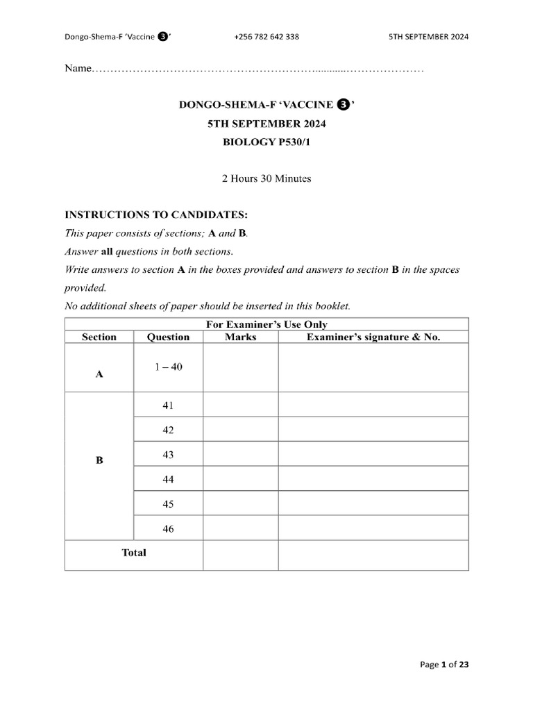 5th September 2024 A - Level Paper 1 - 240915 - 203755 | PDF