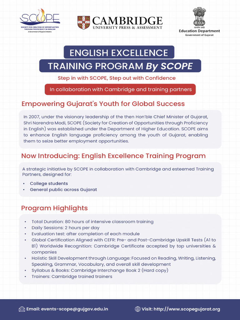 Brouchure - English Excellence Training Program | PDF