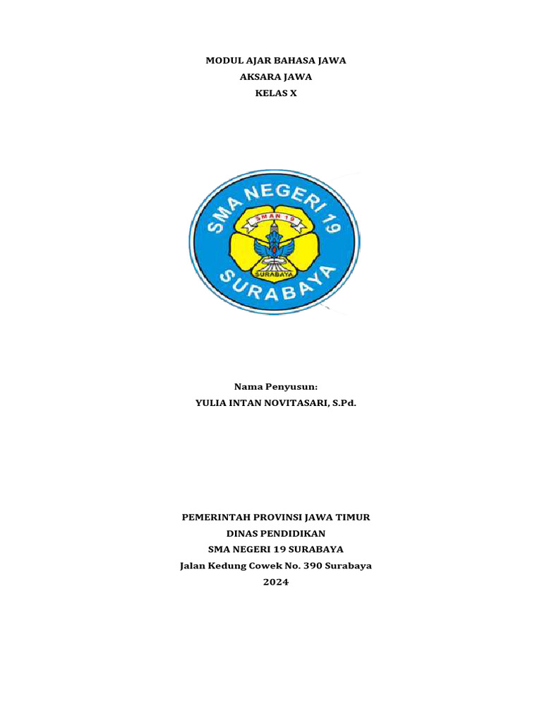 Arti dan Pembelajaran Aksara Jawa | PDF