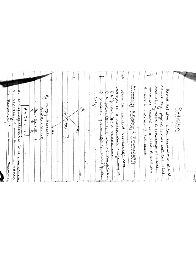 Radiation Notes | PDF