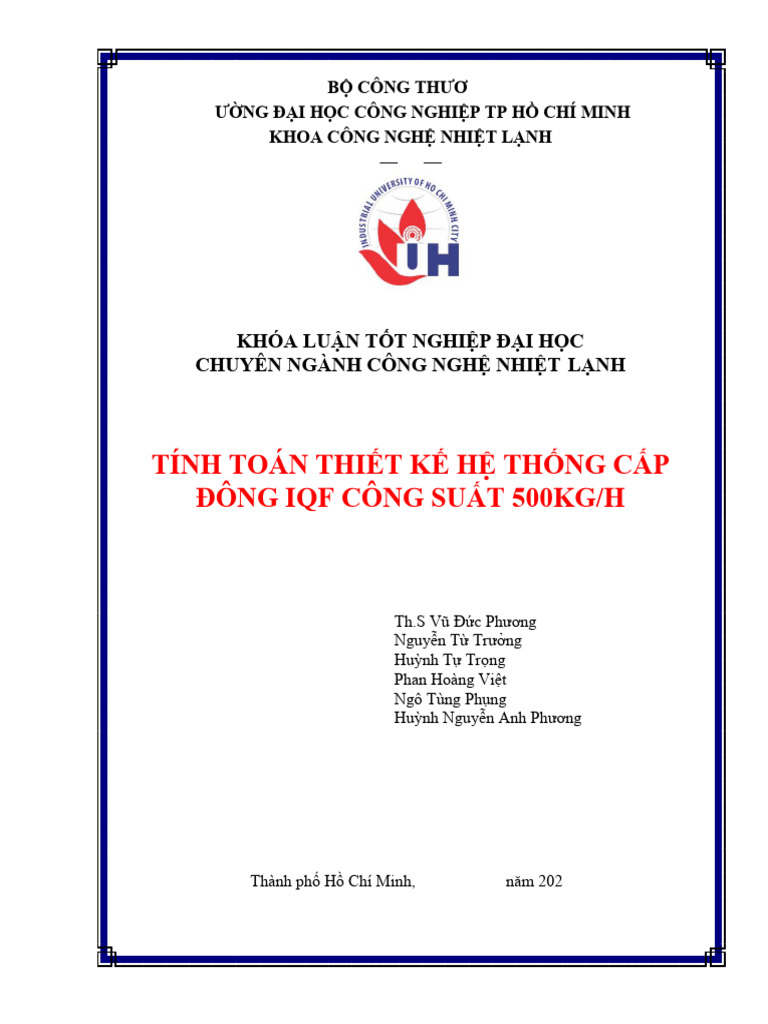 (123doc) - Thiet-Ke-He-Thong-Cap-Dong-Iqf-500kg-H-Kem-Bang-Ve-Thiet-Ke-Va-So-Do-He-Thong | PDF