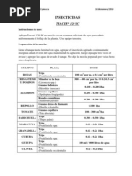 Ficha Tecnica Bingo SG | PDF | Insecticida | Agua