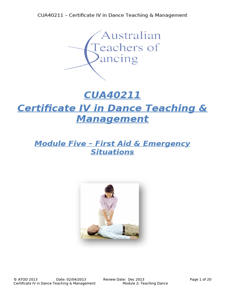 Module 5 First Aid Emergency Situations v2 | PDF | Emergency Management ...