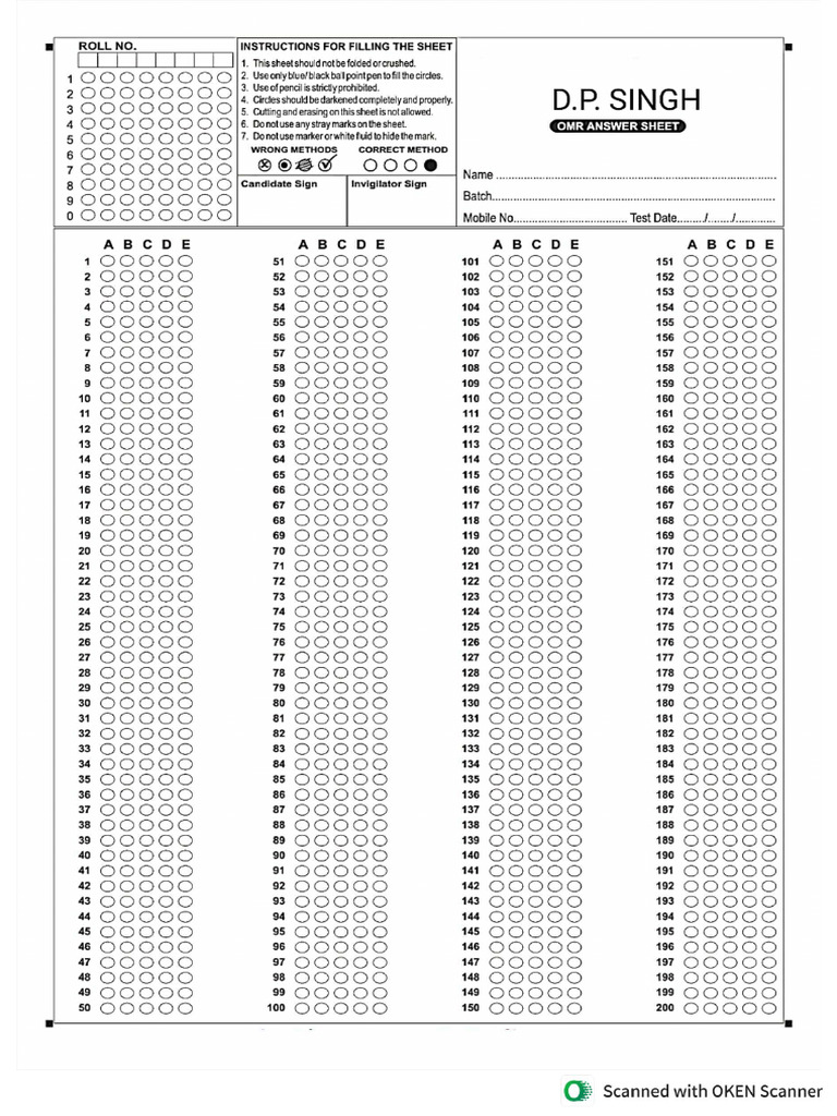 200 Omr | PDF