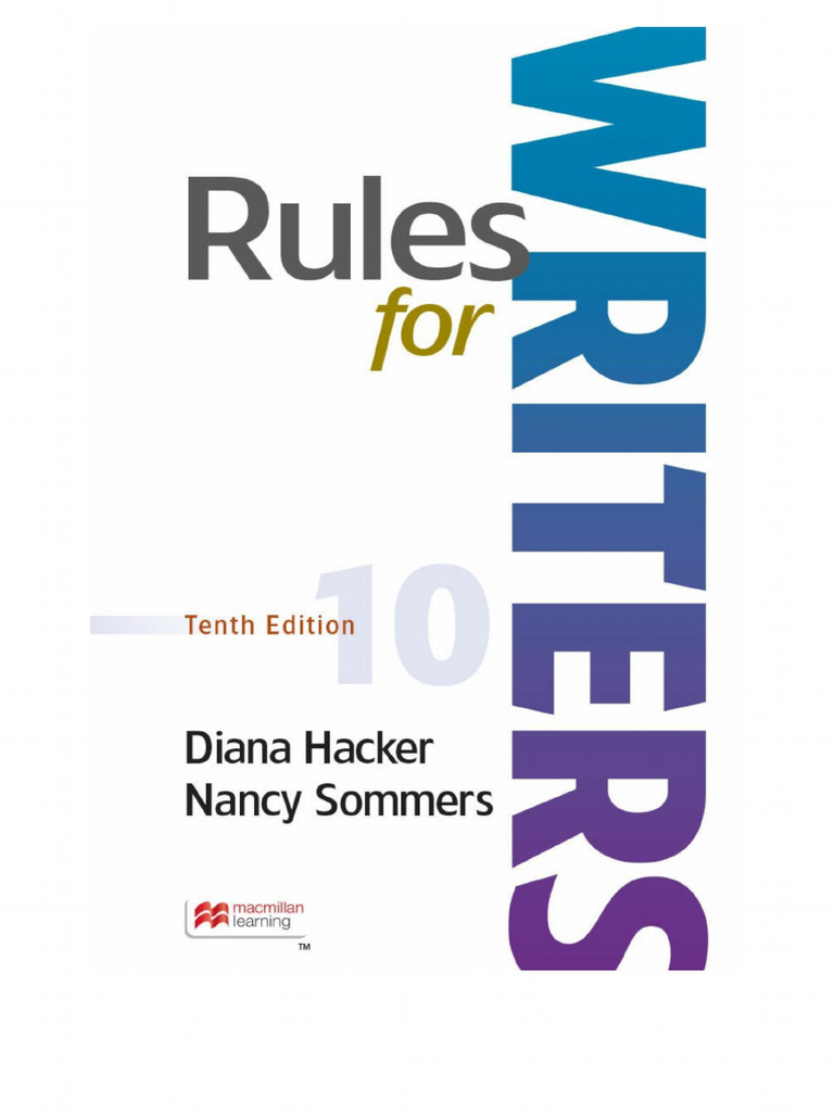 Rules for Writers 10th Edition PDF Download | PDF | Peer Review ...
