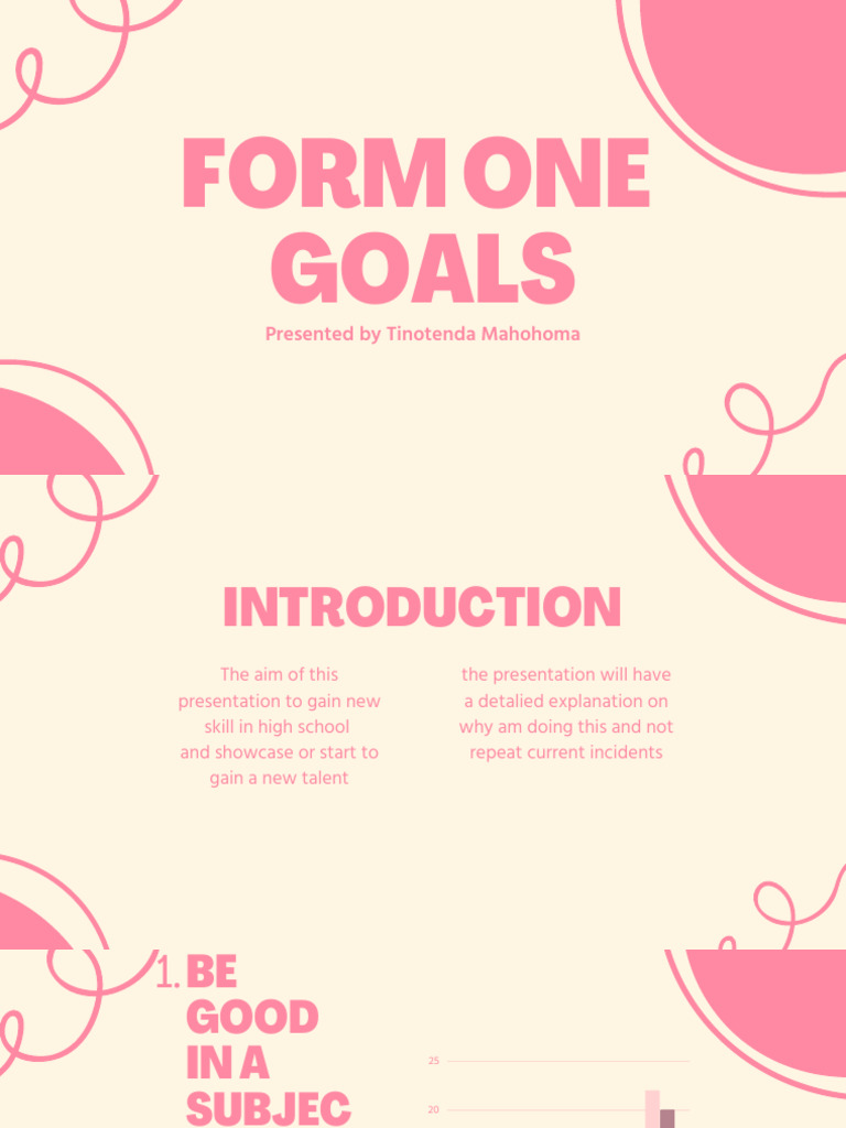 High School Success Goals Presentation | PDF