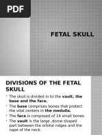 Fetal Skull Anatomy and Measurements | PDF | Skull | Skeletal System