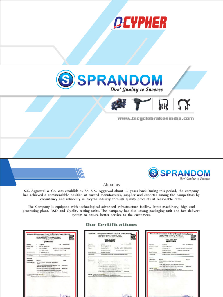 S.K. Aggarwal Co. Product Catalouge | PDF | Brake | Vehicle Parts