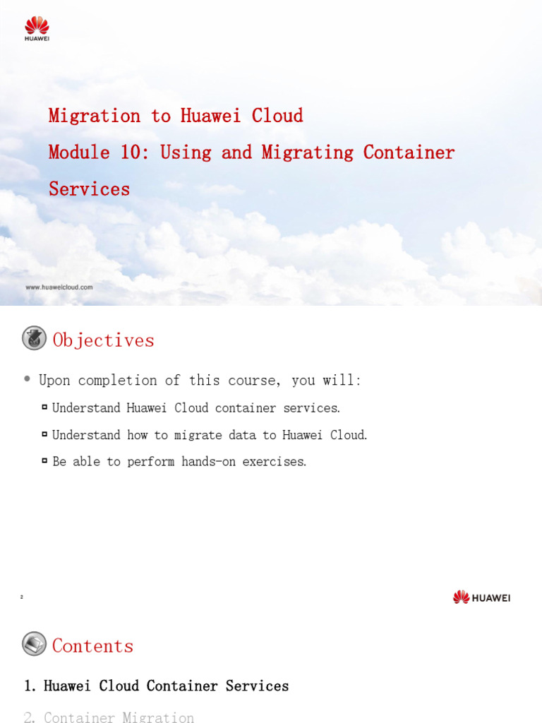 10 Using and Migrating Container Services | PDF | Cloud Computing | Operating System
