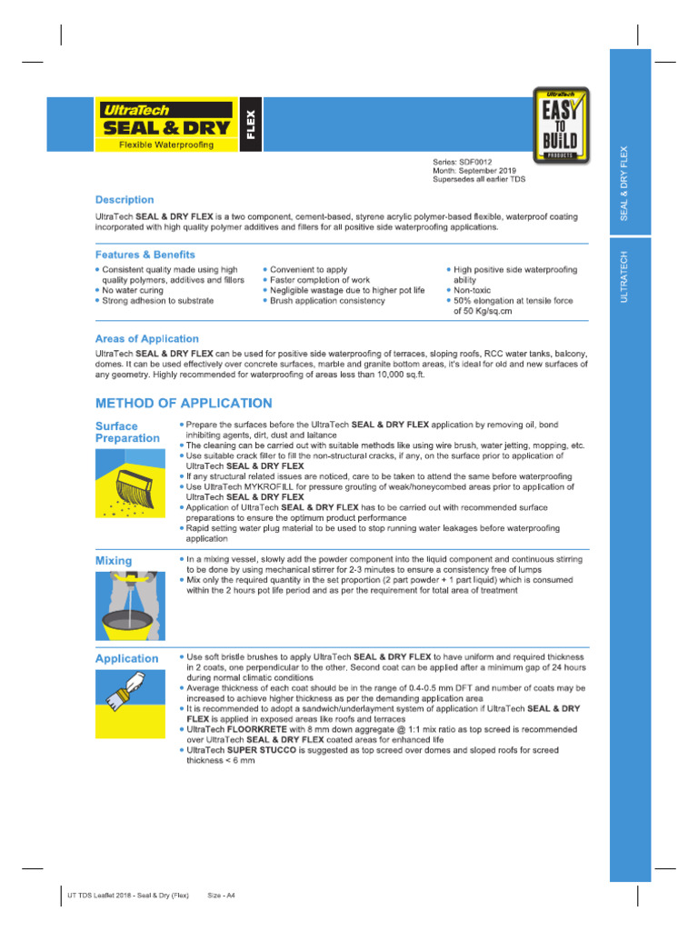 Ultratech Seal Dry Flex | PDF