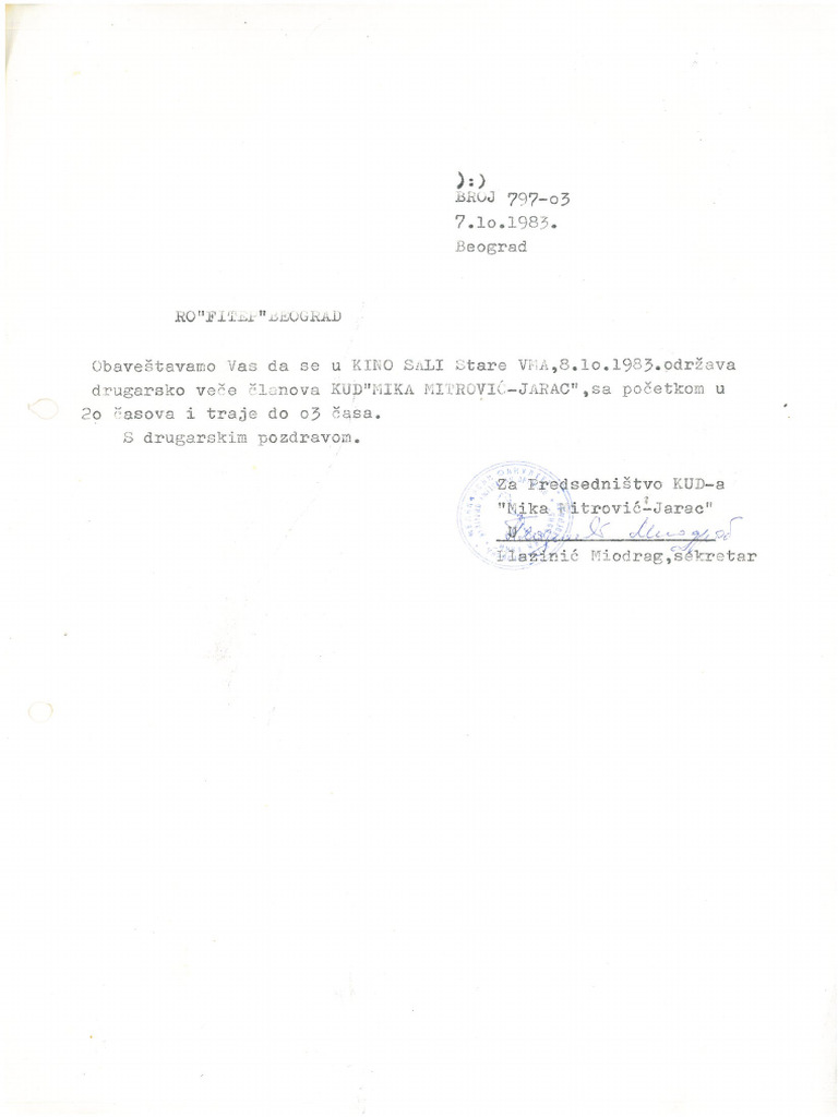 Oba Vest Enje Zurka | PDF