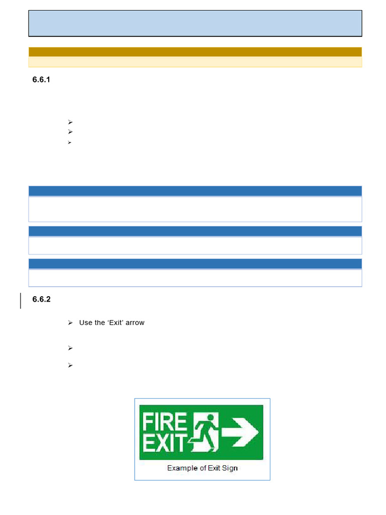 6.6 Safety Signs, Posters and Colour Coding | PDF | Pipe (Fluid Conveyance)