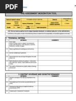 Final Pre-Assessment Moderation Tool 27-11-24 | PDF | Human ...