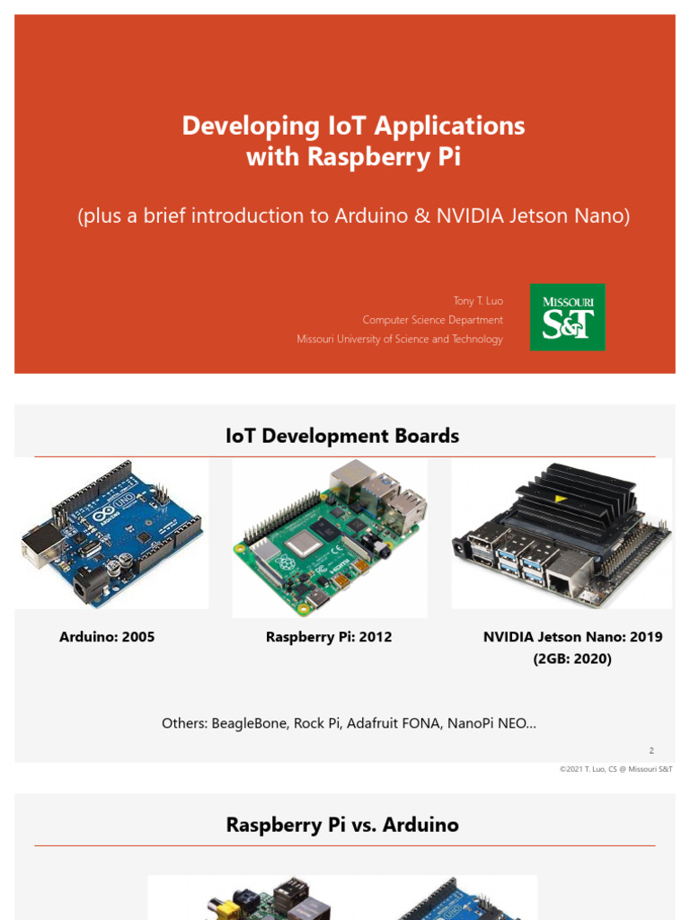 IoT Development (Annotated) Part A | PDF | Raspberry Pi | Office Equipment