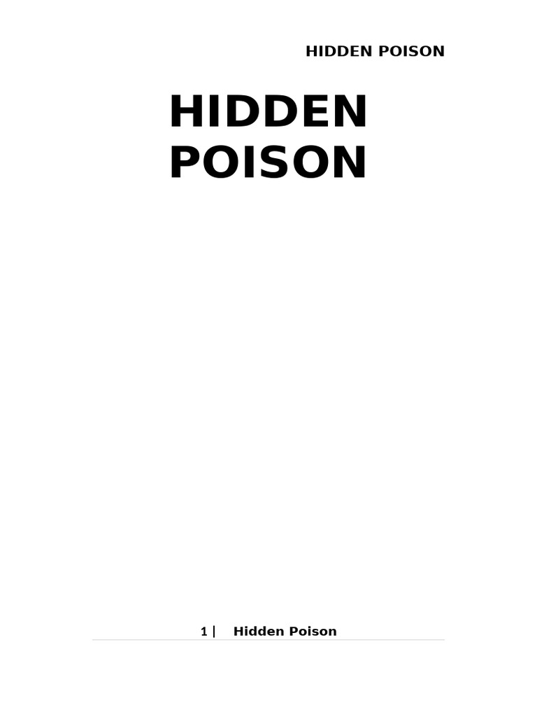 Hidden Poison by Juma | PDF | Ecclesiastes
