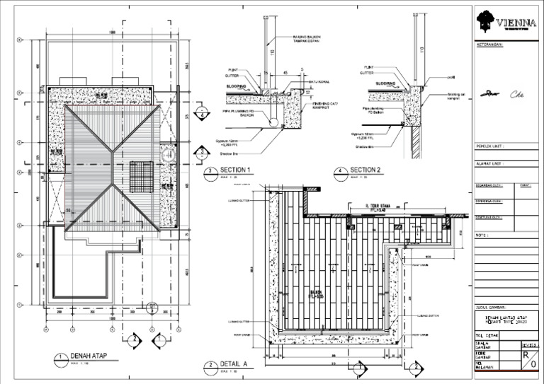 Denah Atap Type10 | PDF