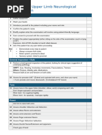 Lower Limb Neurological Examination OSCE Checklist Geeky Medics | PDF | Human Leg | Neurology
