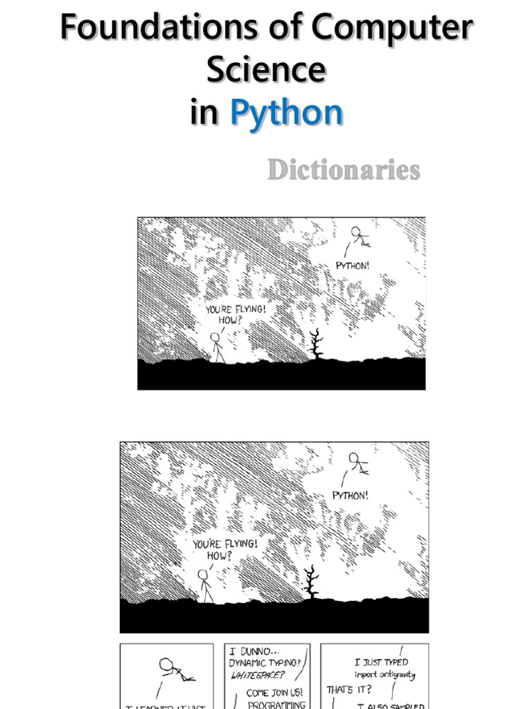 Lecture 5 - Dictionaries | PDF | Computer Programming | Computing