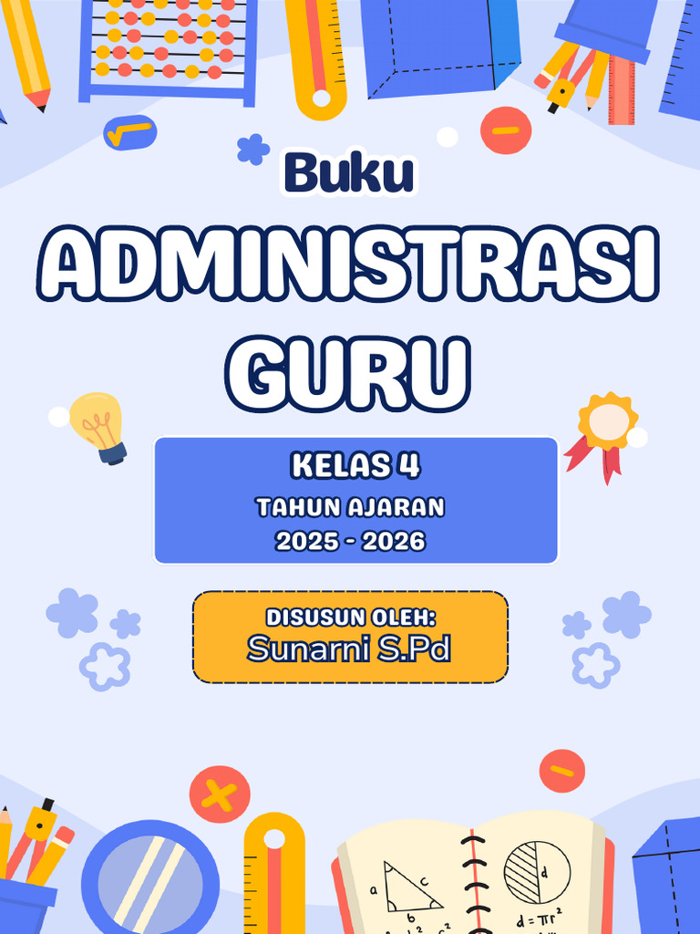 Biru Ungu Ilustrasi Lucu Cover Modul Pembelajaran Siswa Dokumen A4 | PDF
