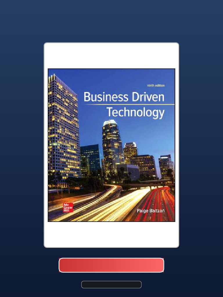 Complete Bundle Business Driven Technology 9th Edition Baltzan HQ File | PDF | Multiple Choice ...