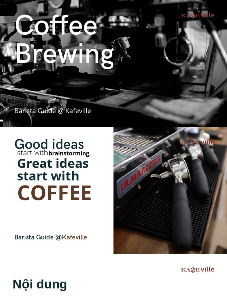 Barista Guide - Kafeville Presentation | PDF