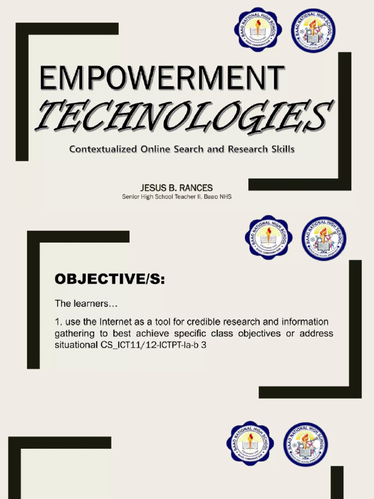 Contextualized Online Search and Research Skills | PDF