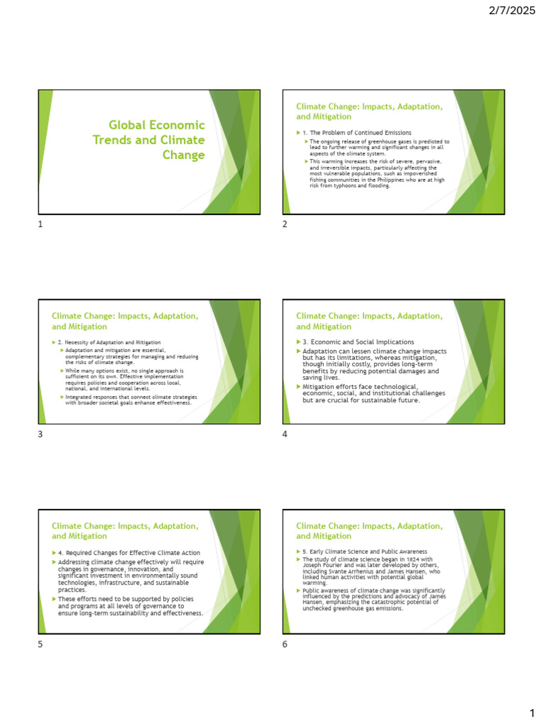 Economic Trends in Climate Action | PDF | Climate Change | Climate ...
