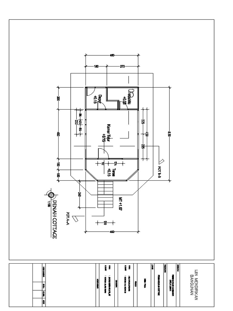 Cottage-Denah Cottage | PDF