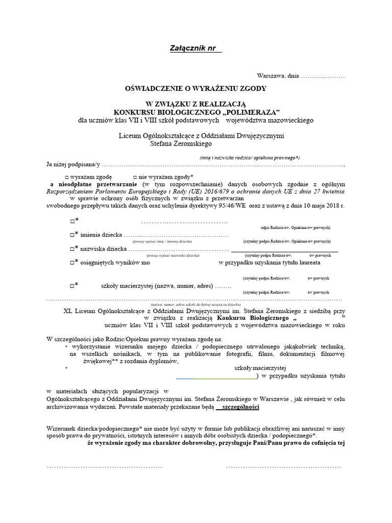 Polimeraza Zalacznik Nr 2 | PDF