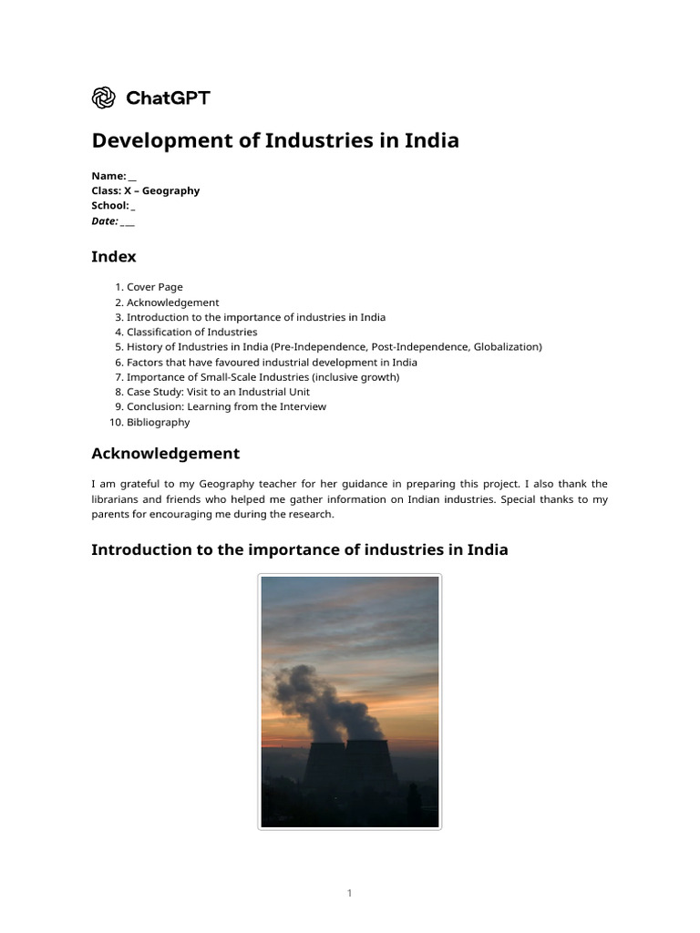 Overview of India's Industrial Growth | PDF | Economy Of India | Recycling