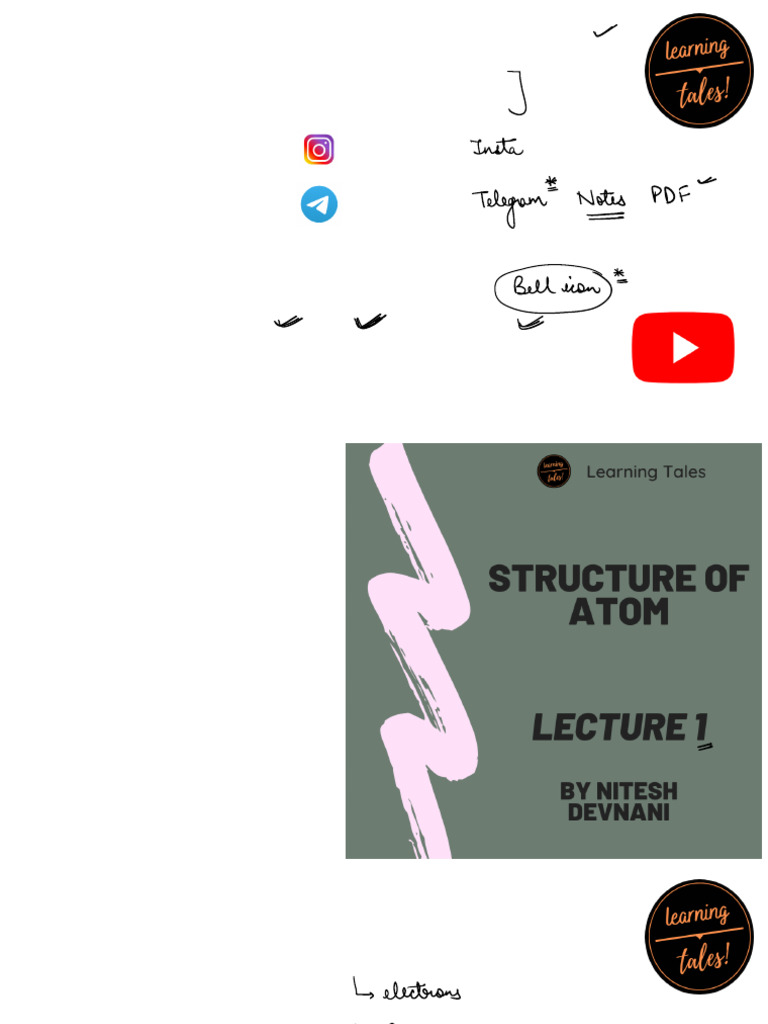 Lecture 1 Atomic Structure | PDF