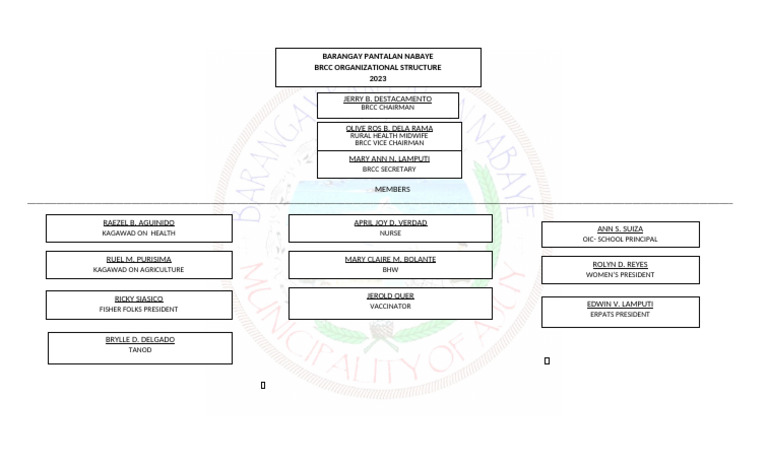 BRCC Organizational Chart 2023 | PDF