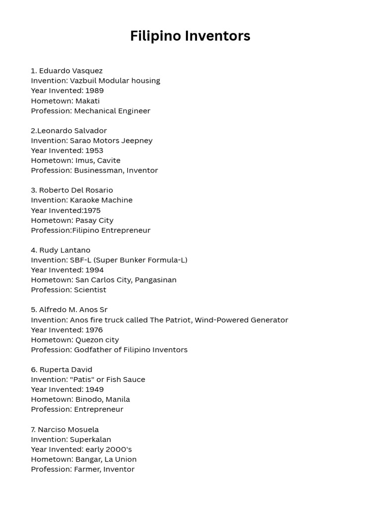 1. Eduardo Vasquez Invention Vazbuil Modular Housing Year Invented 1989 ...