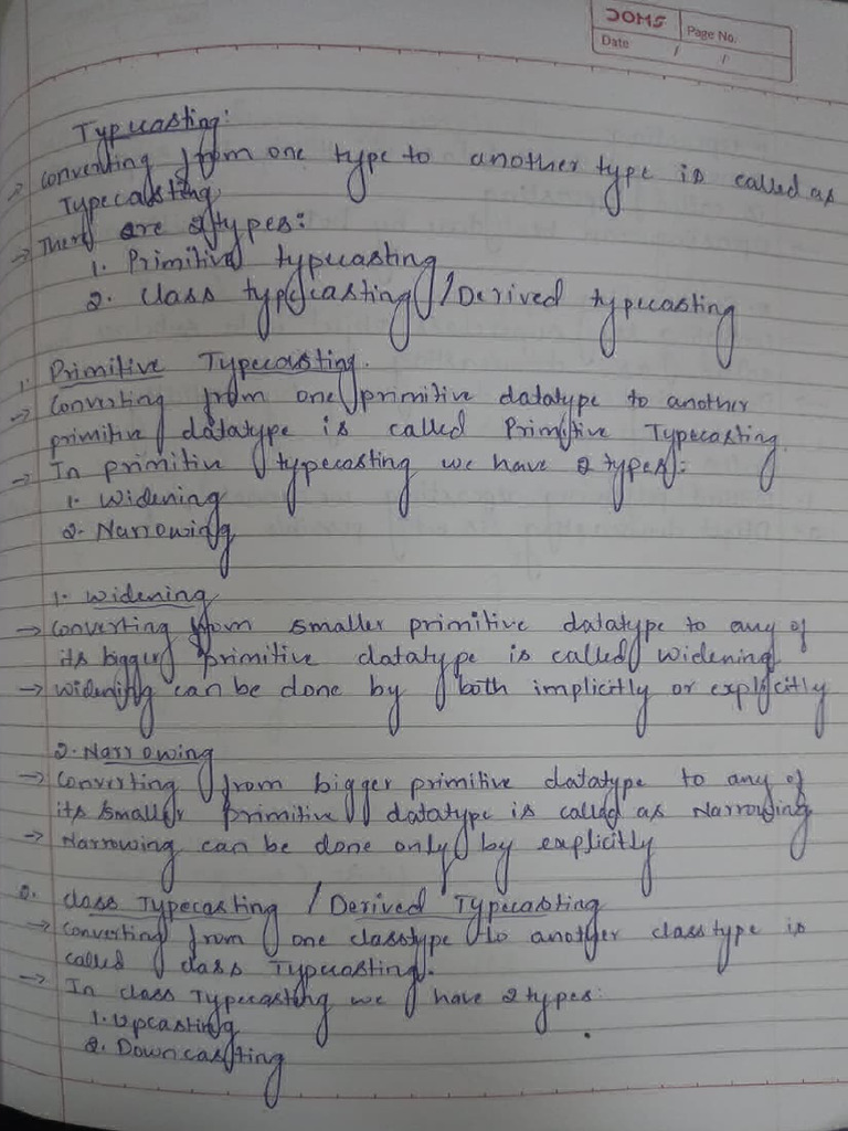 Java Notes | PDF