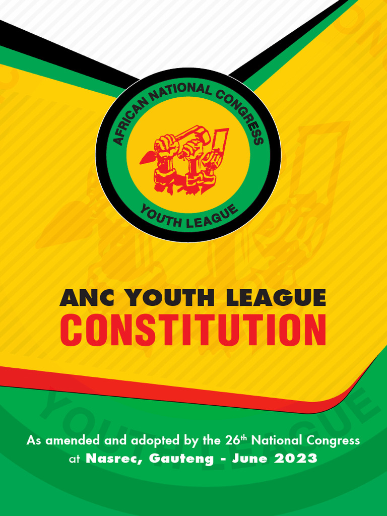 ANCYL Constitution 2023 | PDF | African National Congress | United ...